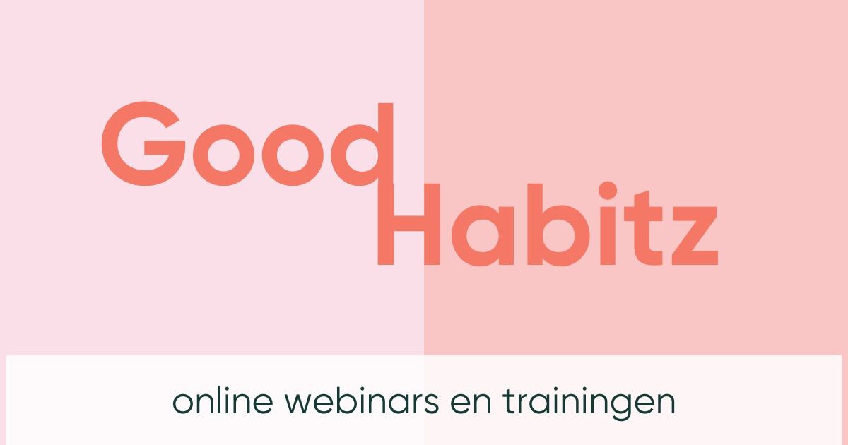GoodHabitz: online webinars en trainingen gratis voor Mederi-leden